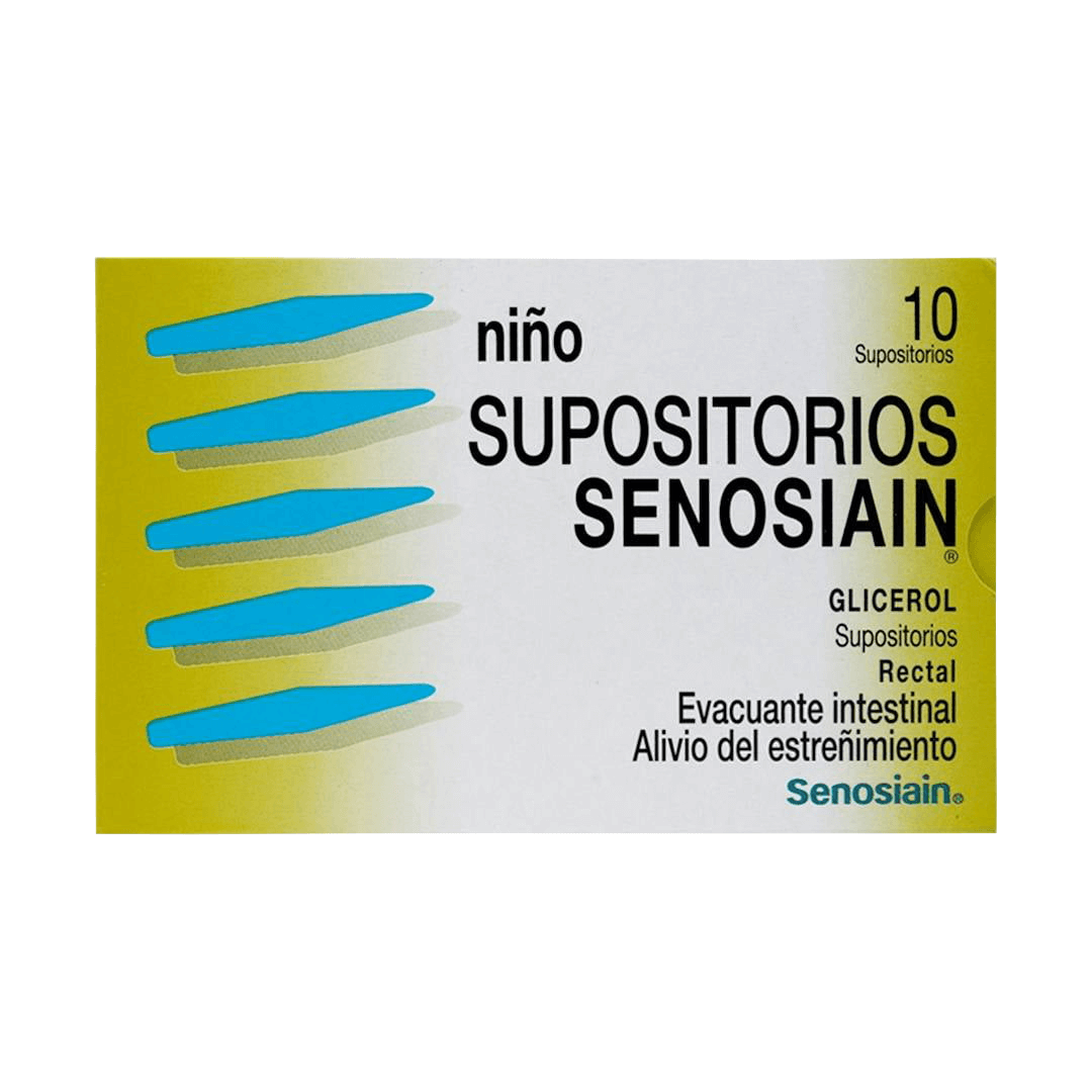 SENOSIAN SUPOSITORIOS NIÑO CAJA C/10 – One Pharmacy