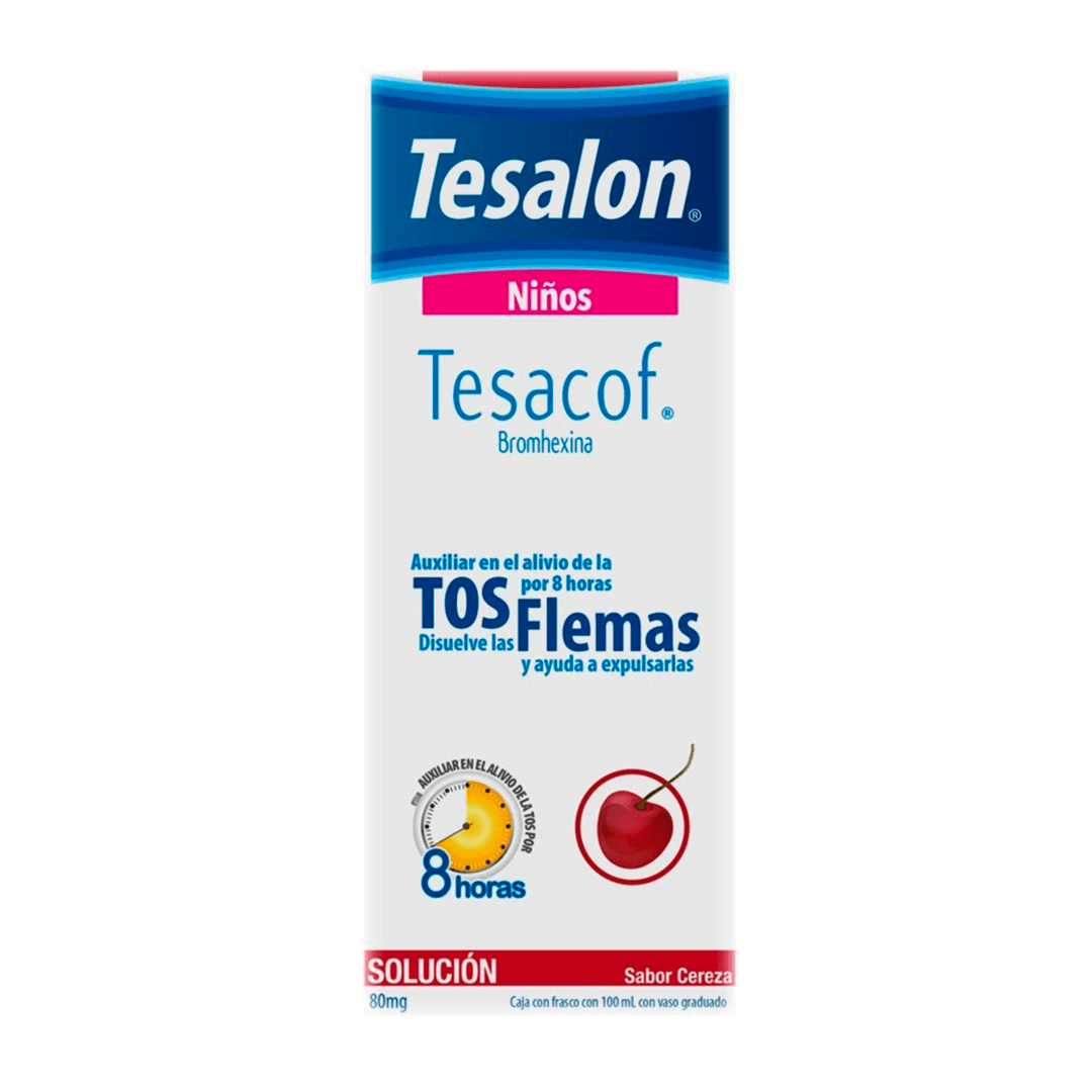 TESALON TESACOF INFANTIL (BROMHEXINA) 80 MG FRASCO 100 ML – One Pharmacy