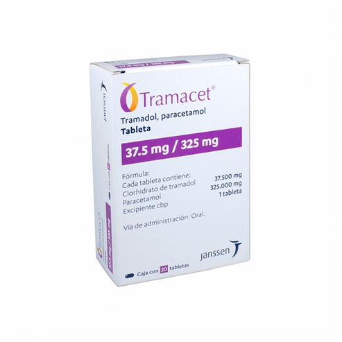 TRAMACET (TRAMADOL/PARACETAMOL) TABLETAS 37.5/325 MG CAJA C/20 – One ...
